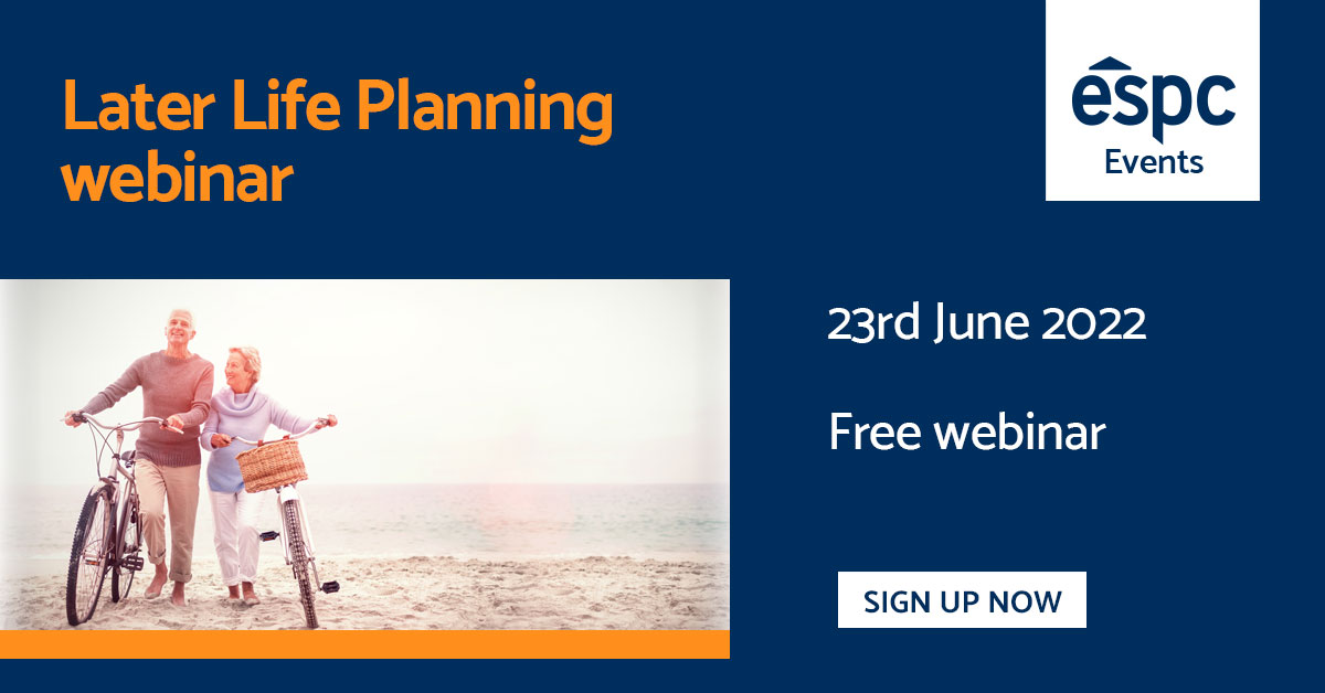 Later Life Planning | Webinar